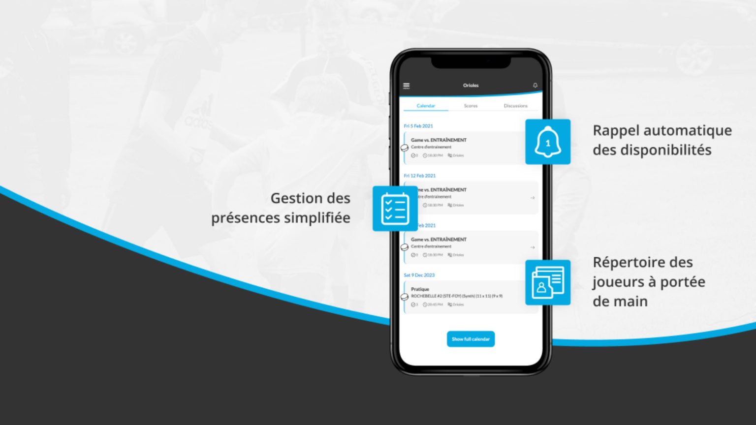 Sports team management software | MonClubSportif